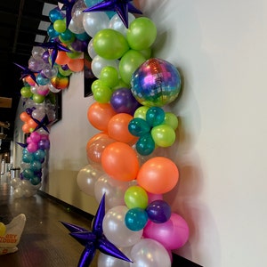 Large Party Script Balloon Pink Translucent | Etsy