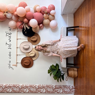 Boho Chic Hat Hanger, Minimal Hat Hanger, Boho Wall Decor - Etsy