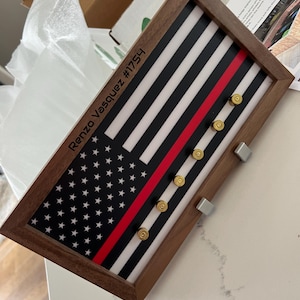 40 CT EMT Challenge Coin Holder, Display to Showcase Their Achievements ...