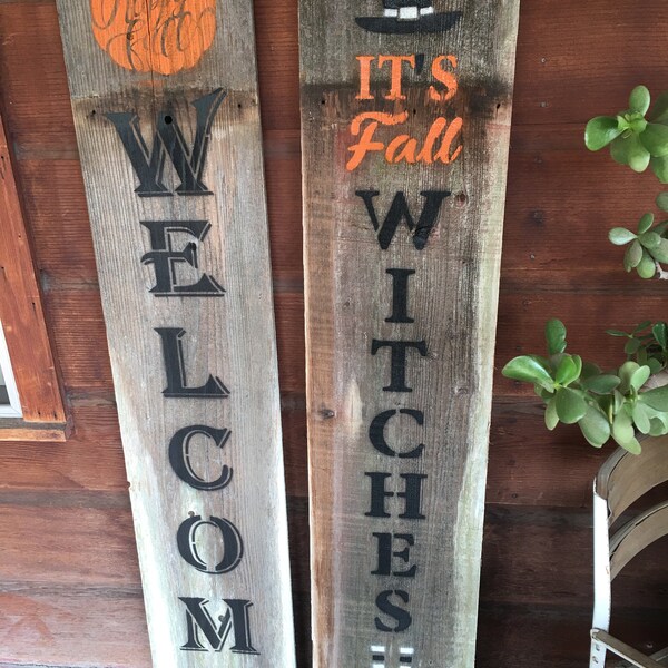 Happy Fall Pumpkin Sign Stencil - Fall Sign Stencils for Crafts, Mylar ...