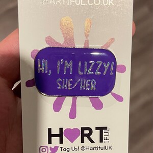 Personalised Design Your BIG Rectangle Enamel Pin Customised - Etsy