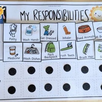 Visual Schedule Toddler Kids Routine Chart Printable Cards - Etsy Canada
