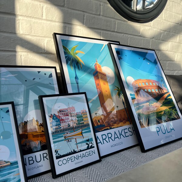 Puerto Rico Traditional Travel Print Caribbean Island, Travel Prints ...