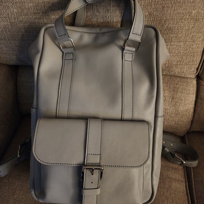 Pink Leather Backpack for Women, Leather Hiking Bag for Girls, Leather ...