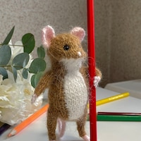 MOUSE DOLL - English Knitting Pattern - Etsy UK