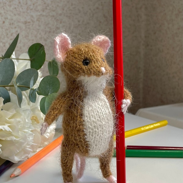MOUSE DOLL - English Knitting Pattern - Etsy UK