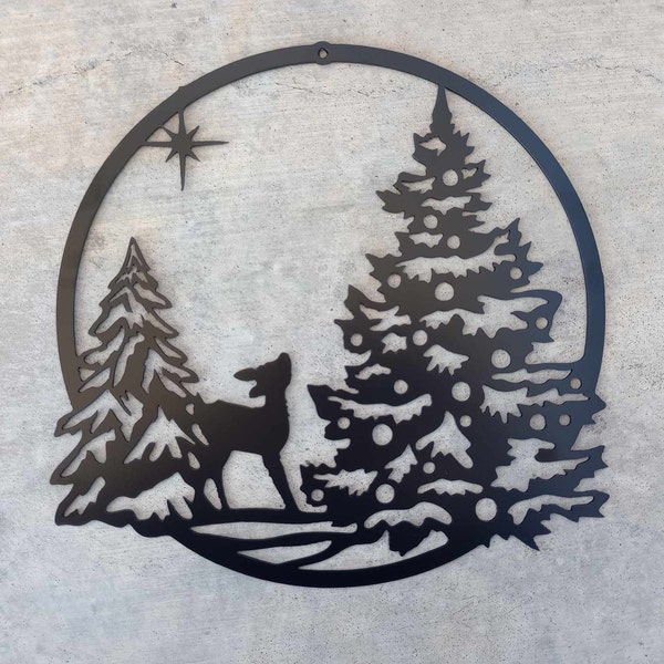 Winter Scene SVG, Christmas DXF Cut File, Cricut Clipart, Dxf File for ...