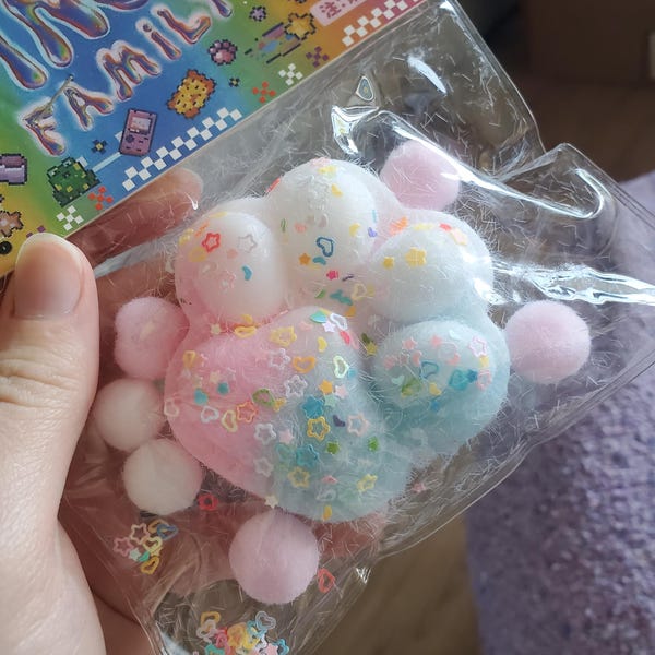 Fancy Puffball Purse Decor Keychain - Etsy