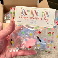 Squishing You A Merry Christmas Topper Squishy Christmas Printable ...