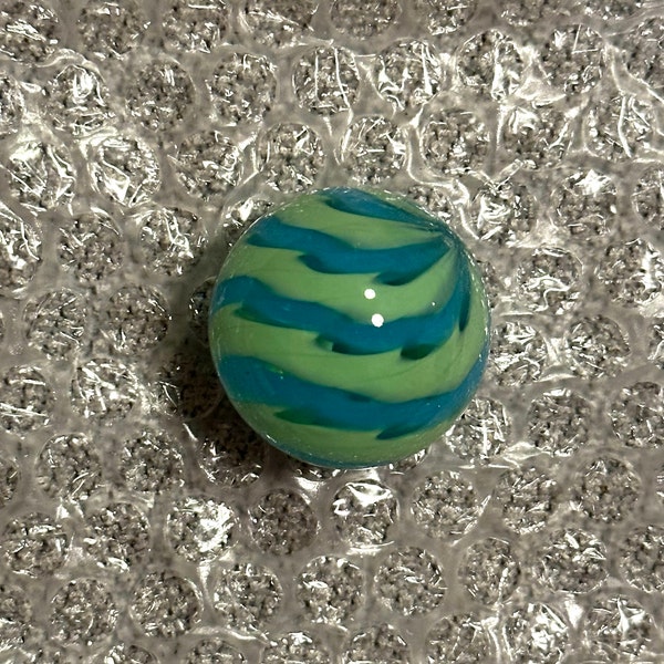 4 Vintage German Striped Transparent Marbles Collector's Set, Cool ...