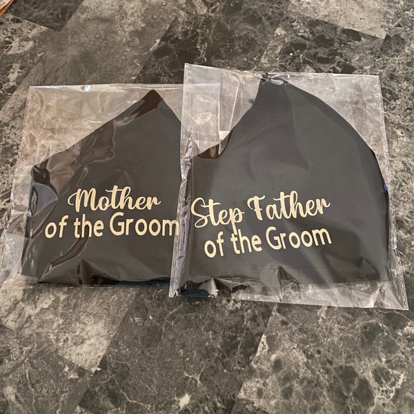 Bridal Party Wedding Masks, Mother of the Bride Groom Mask, Maid of ...