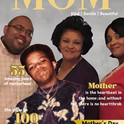 Bestie Magazine Cover Template, Editable, Canva, Best Friend Gift, DIY ...