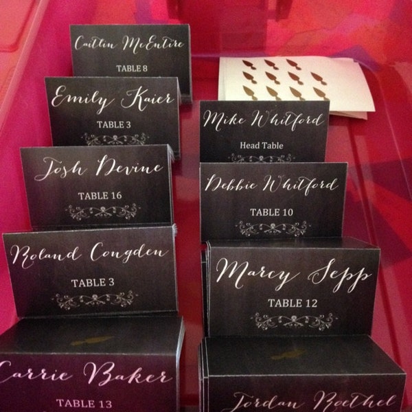 Table Number Wine Bottle Labels//table Numbers//wedding Reception ...