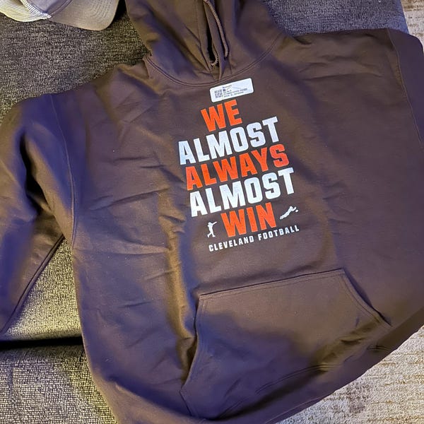 We Almost Always Almost Win™ – Funny Cleveland Football Shirt for ...