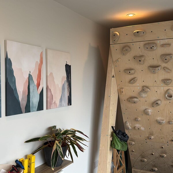 Trail Runner Art Print | Minimalist Running Wall Art | Scenic Trail ...