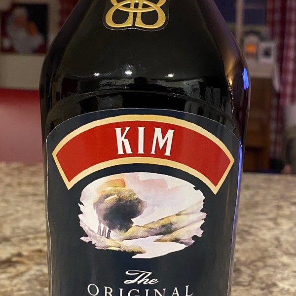 Personalized Bailey’s Labels, Custom Bailey's Liquor Label, Bailey Gift ...