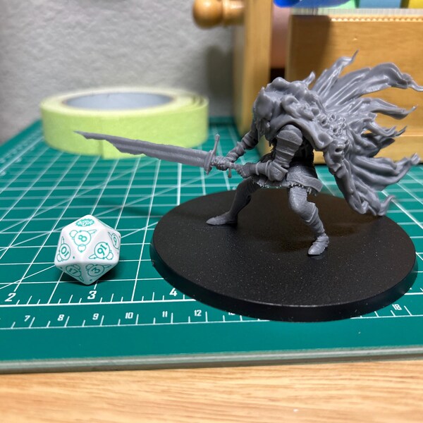 Beast Knight Miniature Leonin Knight Inspired by Elden Ring 3D Printed ...