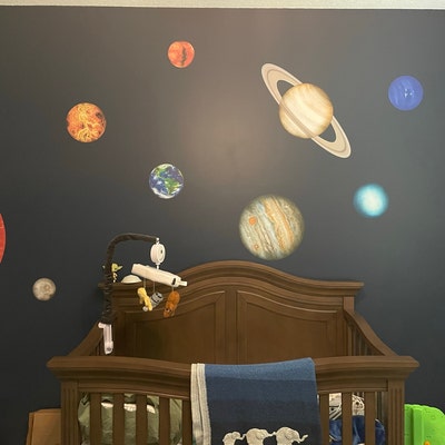 Sun & Planets Wall Stickers Set, Solar System Kids Room Decor or ...