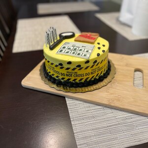 Fondant Detective Cake Toppers Fondant Crime Scene Fondant CSI Inspired ...