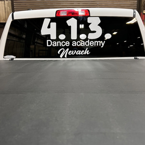 Custom Business Car Decal: Logo, Hours, Phone Number Window Sticker - Etsy