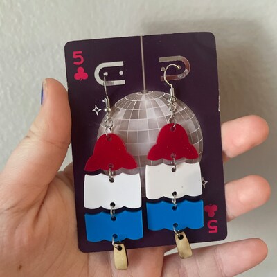 Funny Little Monster Dangle Earrings Halloween Earrings Unique Earrings ...