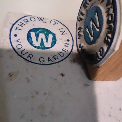 Self-inking Logo Stamp Company Logo Stamp Business Branding - Etsy