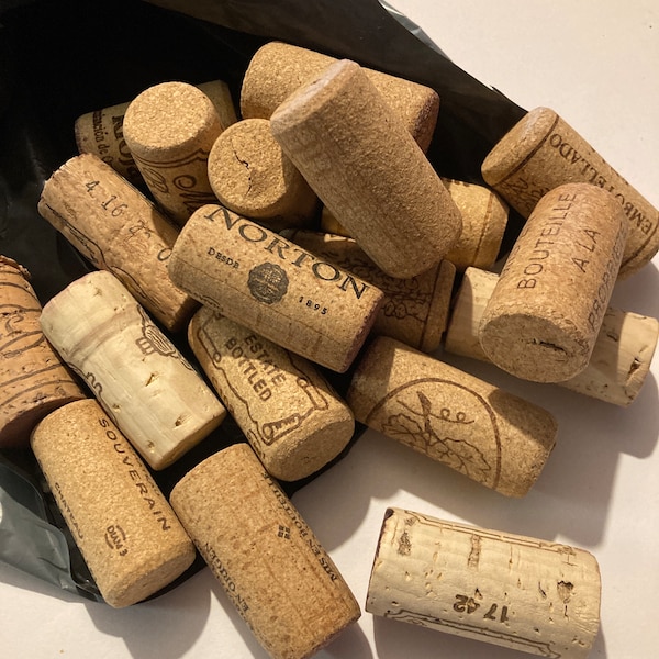 500 Natural Used Wine Corks Premium Real Corks From Europe Ideal for ...