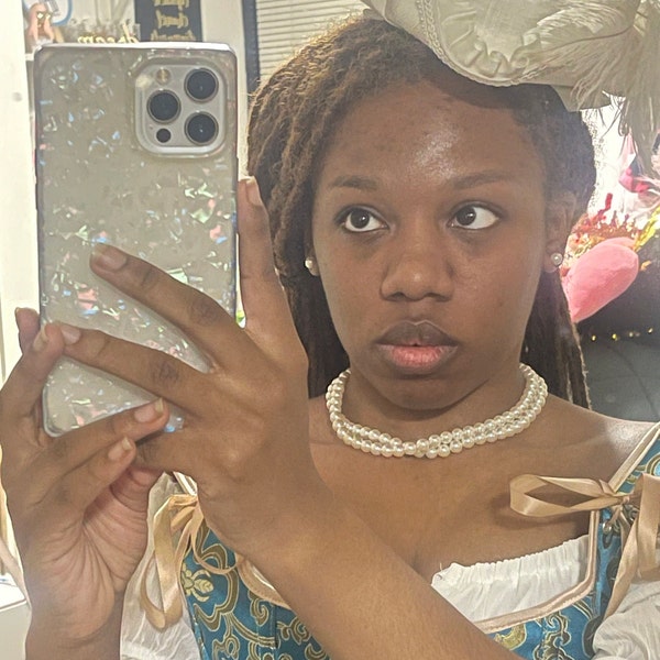 Historical Elizabethan Ruff With Lace & Pearls,renaissance Costume ...