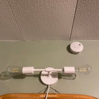 Brass Light Bulb Threaded Socket and Cord Grip Shade Ready E26 Lamp ...