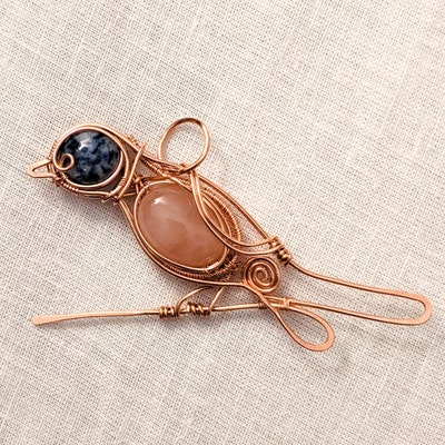Wire Wrapped Little Bird Tutorial, Bird Brooch Tutorial, Wire Wrapping ...