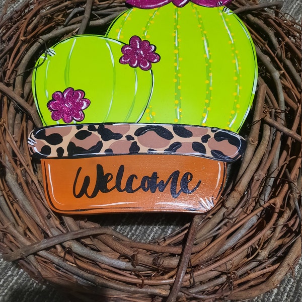 Blooming Cactus Sign - Etsy