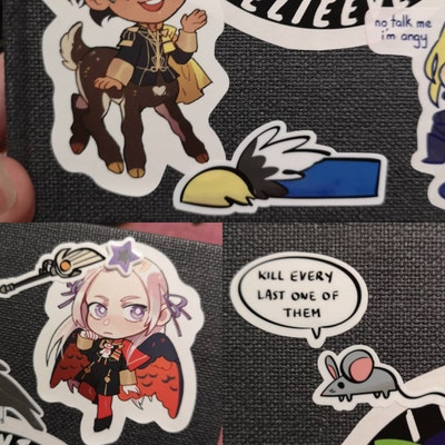 FE3H Meme Sticker Sheets / Magnets Dimitri, Claude, Edelgard - Etsy