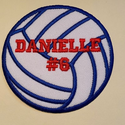 Personalized Volleyball Patch Custom Volleyball Patch Volleyball Patch ...