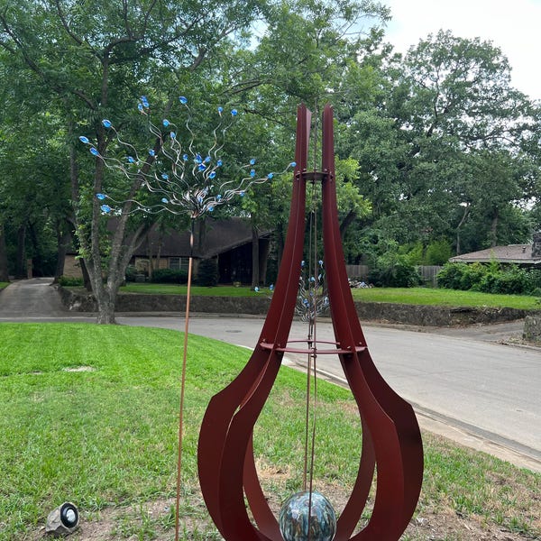 Butterfly Kinetic Balancing Garden Art Stake - Etsy