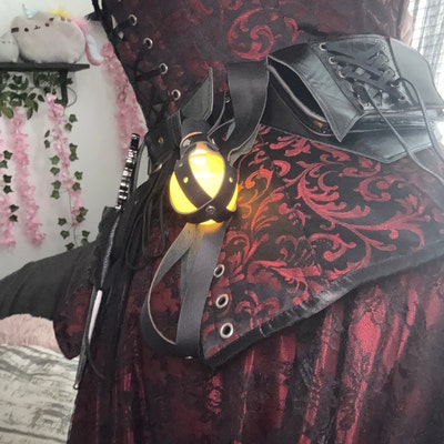 Glowing Light Elixir in Small Potion Bottle With Leather Holster, USB Rechargeable - Etsy