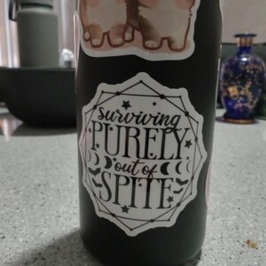 Funny Youre Never Alone Sticker Laptop Sticker Vinyl Die Cut Sticker ...