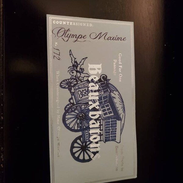 French School Stagecoach Ticket - Etsy