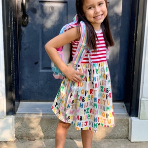 ABC First Day of School Dress / Preschool Girls Outfits / Kindergarten ...