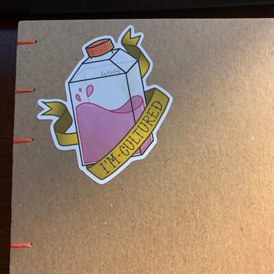 I'm Cultured Funny Science Sticker Funny Science Vinyl - Etsy