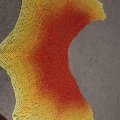 Batwing Crochet Dragon Wing Shawl PATTERN PDF Lace Weight Shawl Lacey ...