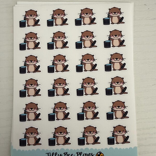 Tilly Hand Drawn Character Planner Sticker - Winter Hat - Cold - Snow ...