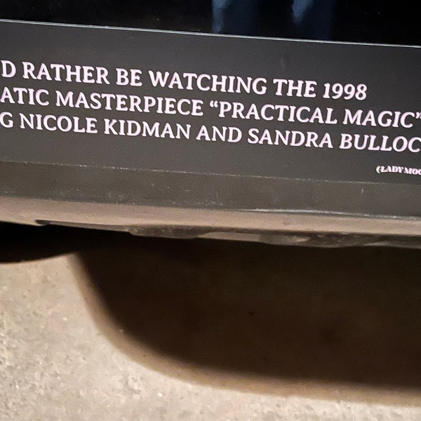 Practical Magic Movie Bumper Sticker - Etsy