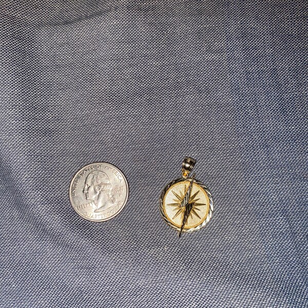 14k Solid Gold Lightning Bolt Pendant: Greek Zeus Charm - Etsy