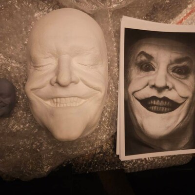 Jack Nicholson Joker Prosthetic FX Life Mask Cast NR - Etsy