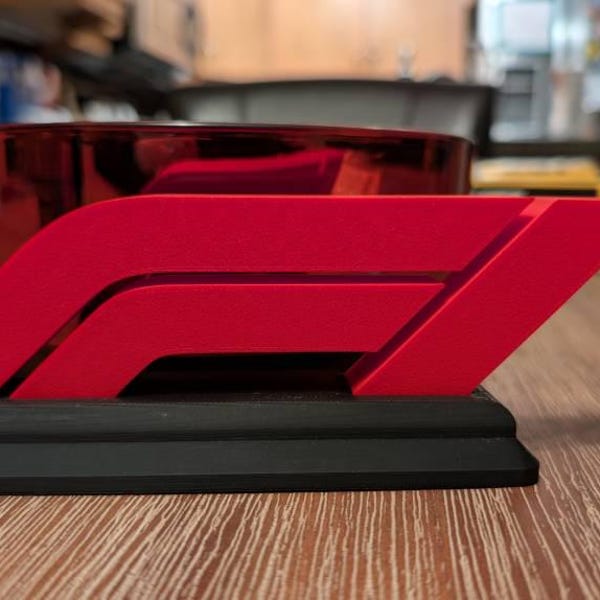 Formula 1 Logo Desk Display, 3D Printed F1 Logo, Racing Decor, F1 ...