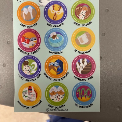 Floral Pelvis Sticker - Etsy