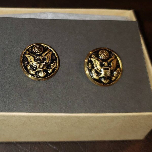 US Navy Cufflinks USN Anchor Cuff Links Military Gifts for Him Naval ...