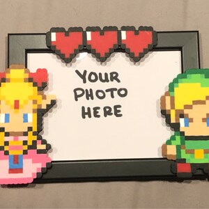 Mario and Princess Peach Picture Frame Couples Picture Frame - Etsy
