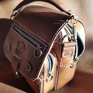 Leather Shoulder Bag Template Printable Scaled Files pdf - Etsy