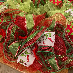 Green Monster Legs Wired Edge Ribbon 2.5 Wide Ribbon - Etsy UK